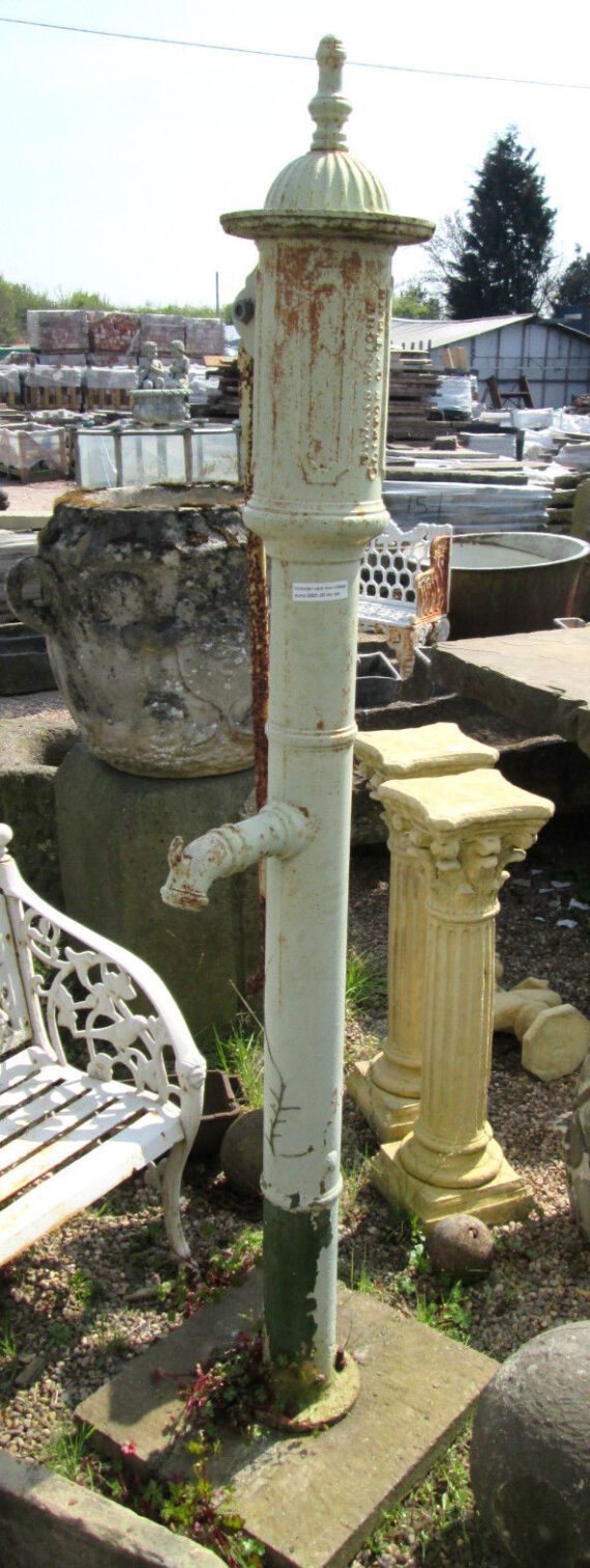 Reclaimed Original Victorian Cast Iron Village Pump - Warwick Reclamation