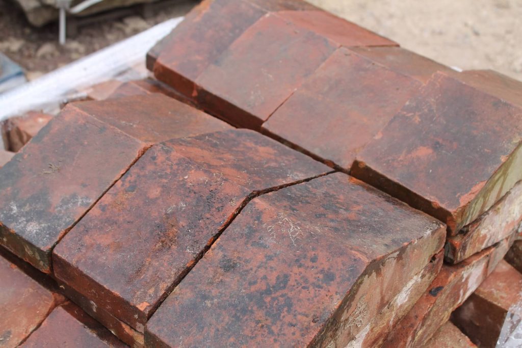 Reclaimed Red / Terracotta Clay Coping Stones - Warwick Reclamation