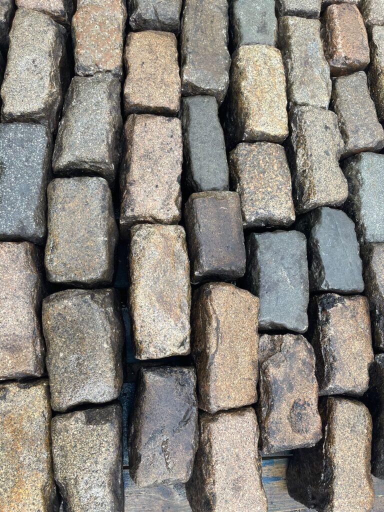 Reclaimed Manchester Multi Granite Cobbles - Warwick Reclamation