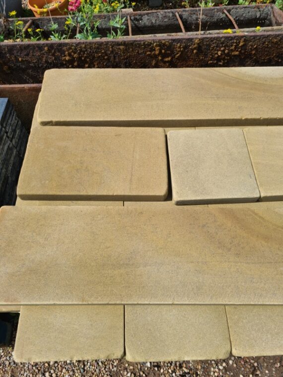 Tumbled York Stone Coping - Warwick Reclamation